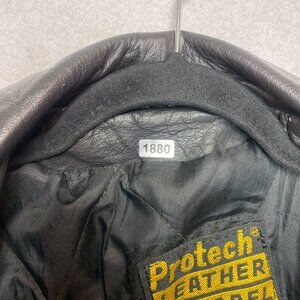 Protech Leather Apparel | Jackets & Coats | Vintage Protech Leather Apparel Motorcycle Jacket ...